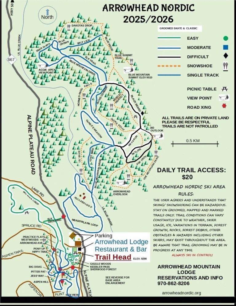Arrowhead Nordic Trail 21401 Alpine Plateau Road Cimarron, CO 81220 ...